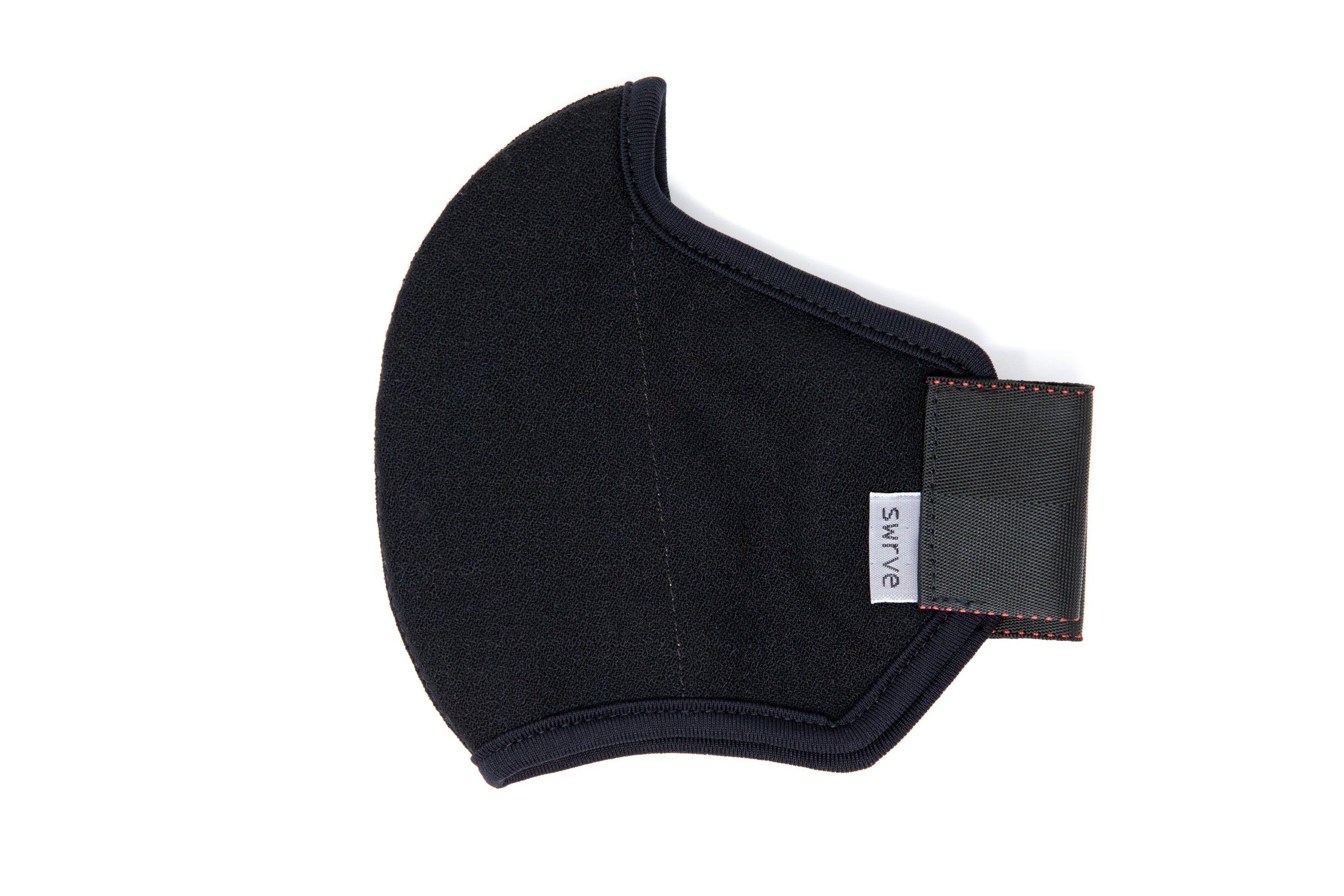 3 LAYER black wool crepe MASK – swrve