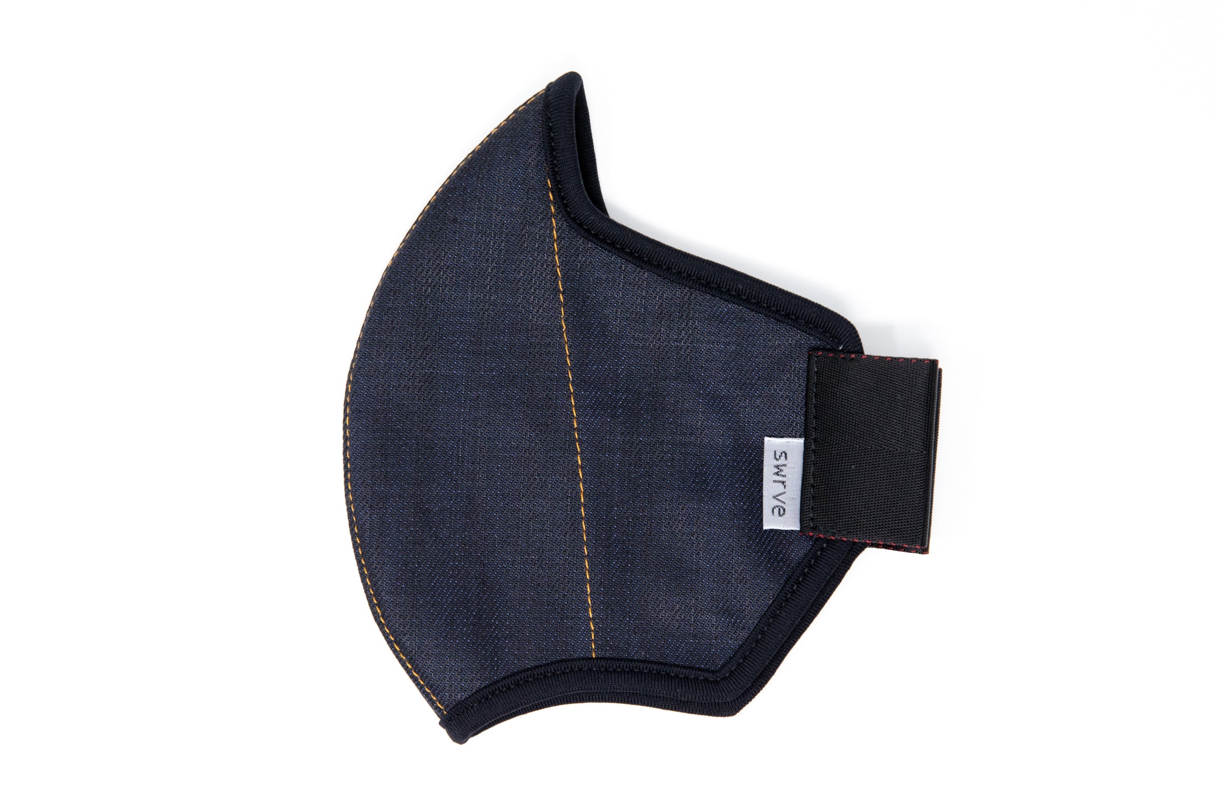 LONG midnight cotton denim MASK – swrve